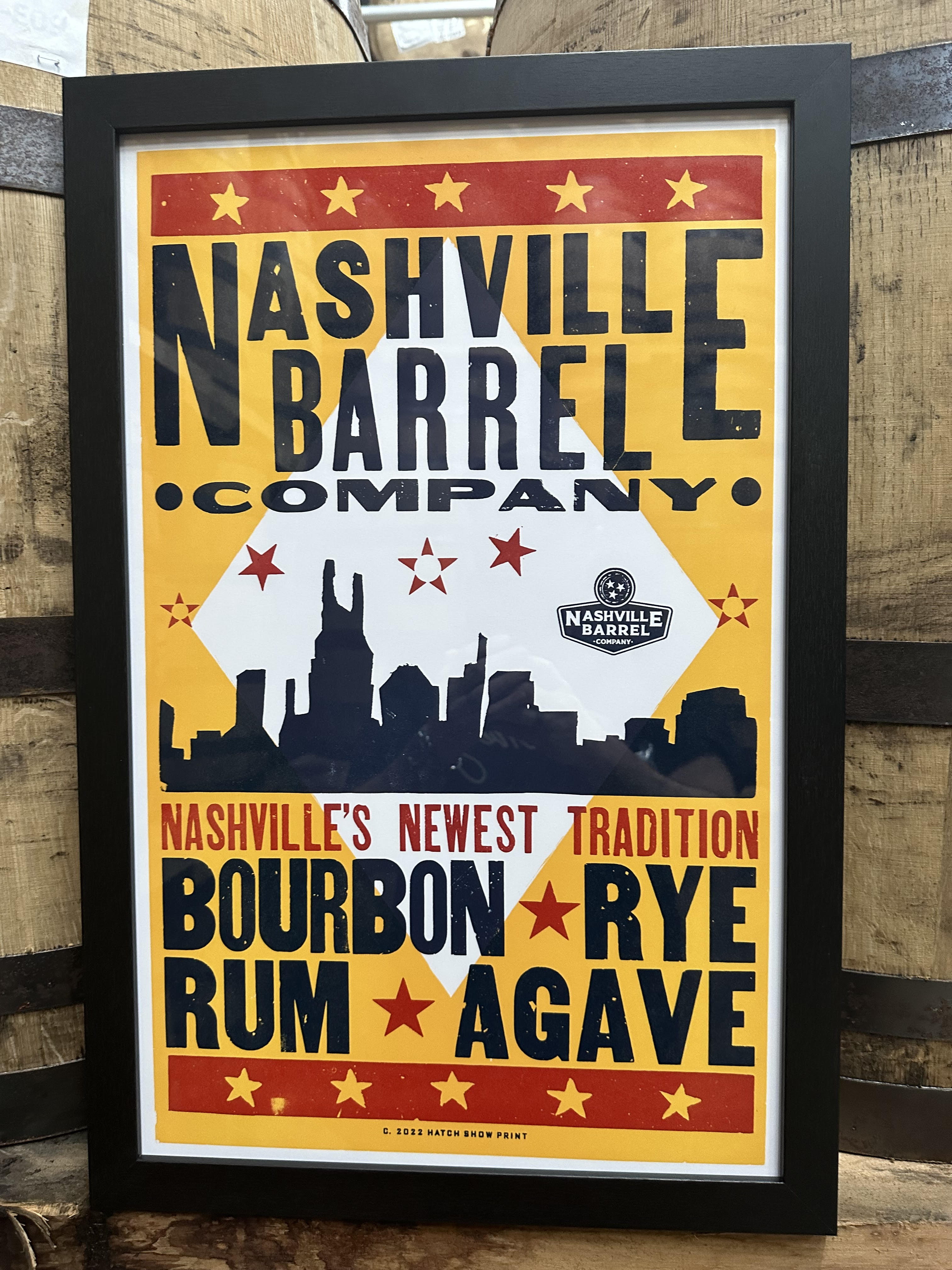 Nashville Barrel Co Hatch Show Print Poster - 14 x 22 - **FREE SHIPPIN ...